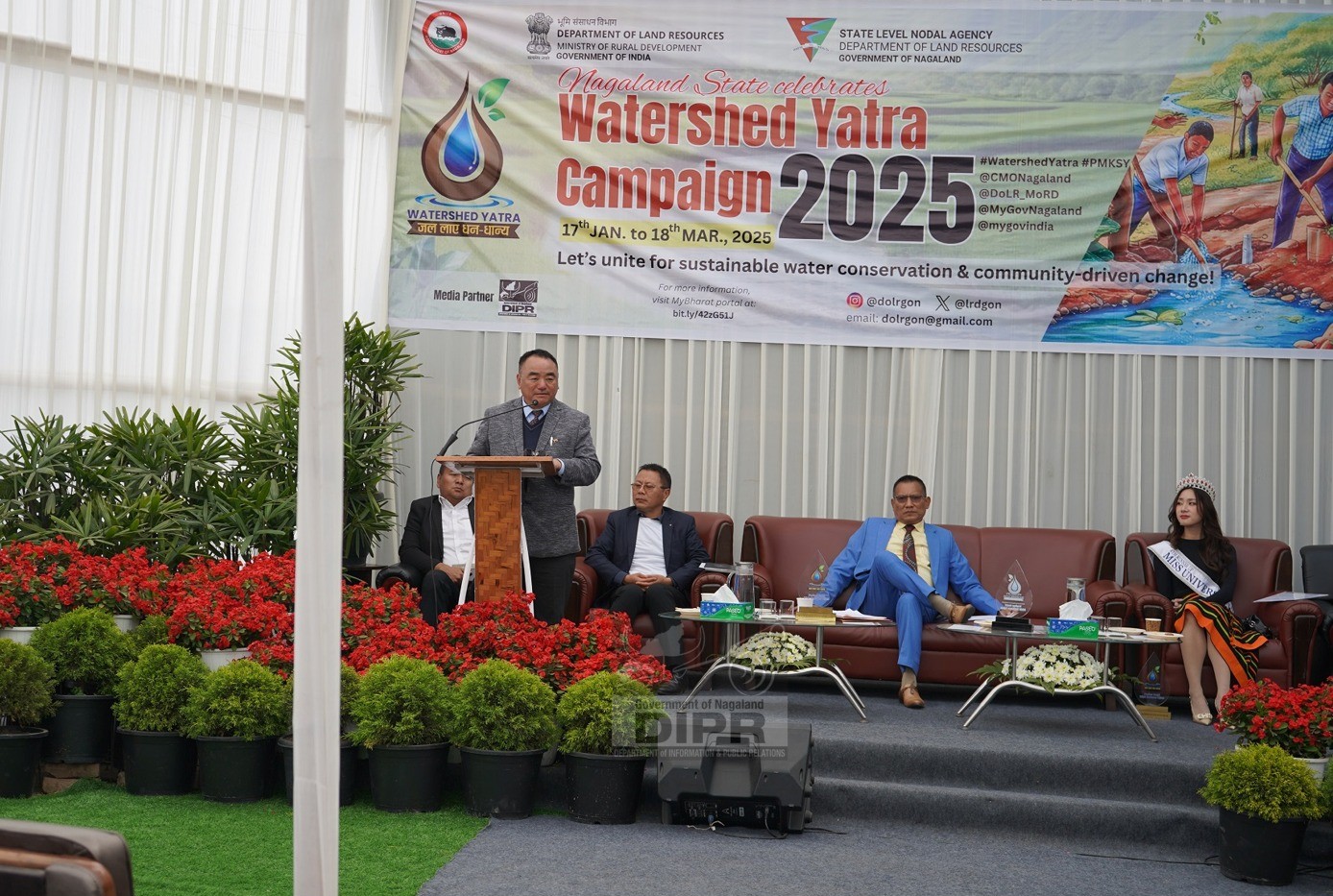 NAGALAND JOINS NATIONWIDE LAUNCH OF WATERSHED YATRA CAMPAIGN | DIPR Nagaland-Department of ...